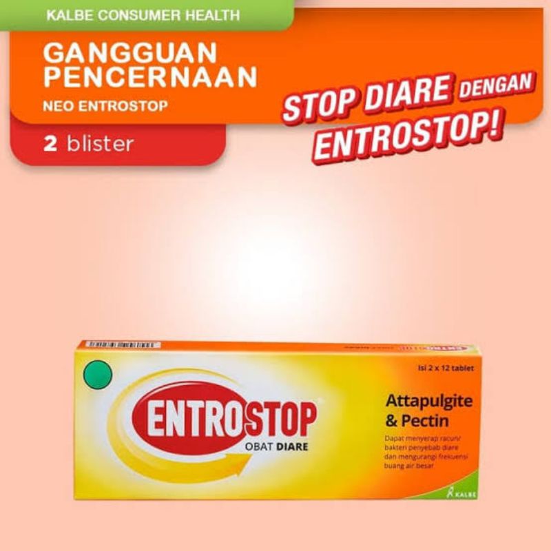 Jual Entrostop Tablet 1box(2strip) | Shopee Indonesia