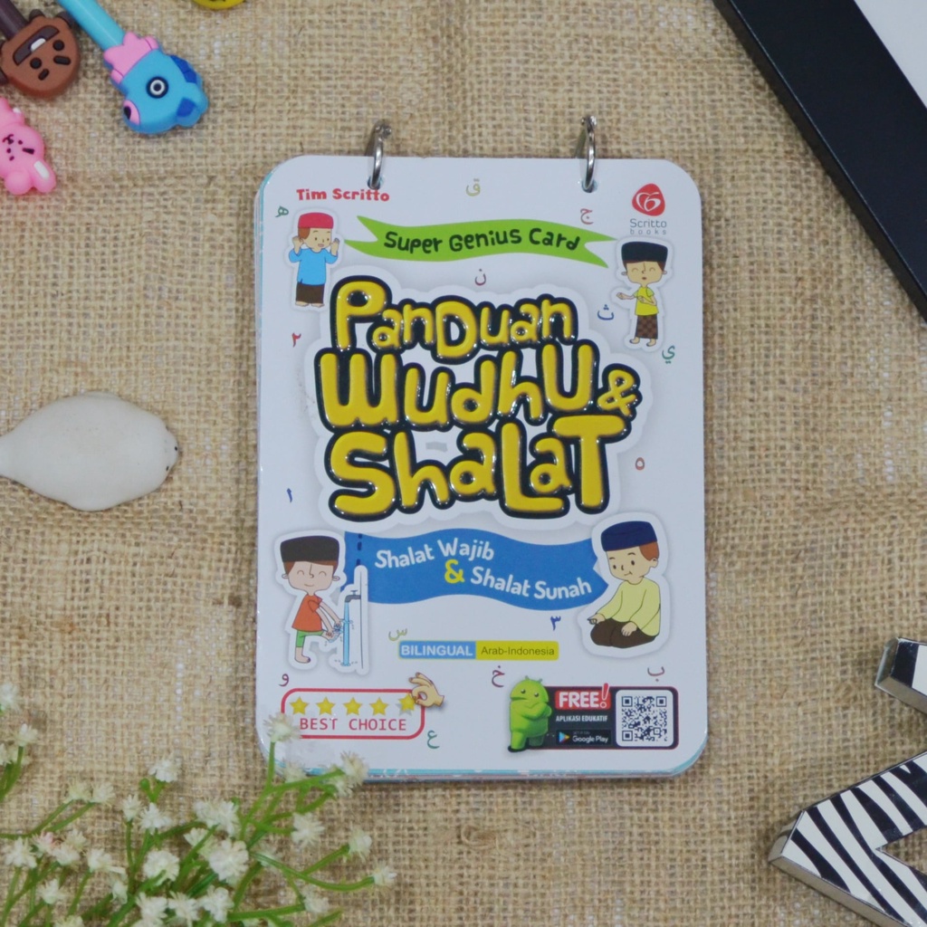 Jual Scritto Books - Flash Card Super Genius Card Panduan Wudhu ...