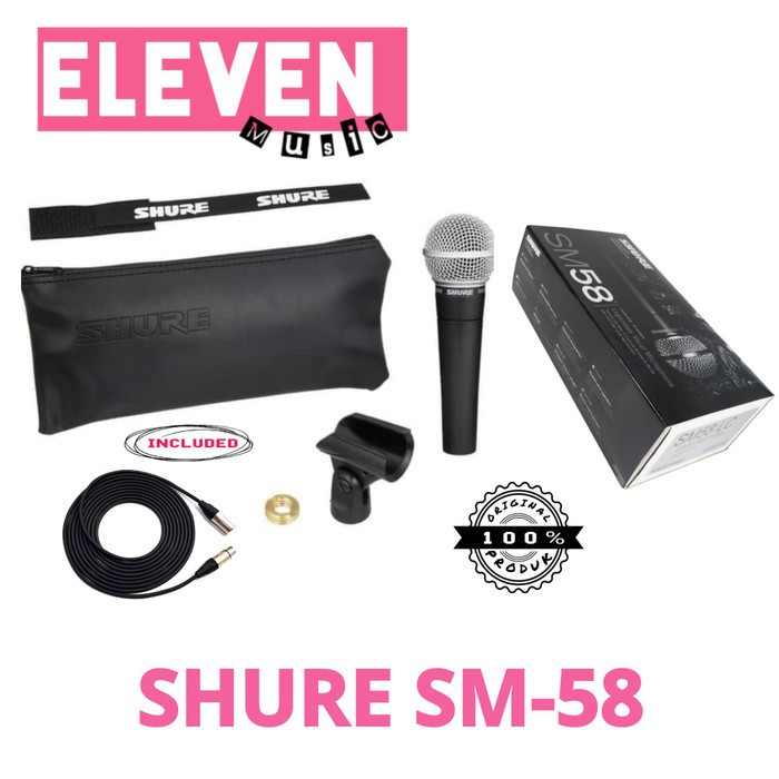 Jual shure sm58 sm 58 sm-58 microphone original | Shopee Indonesia