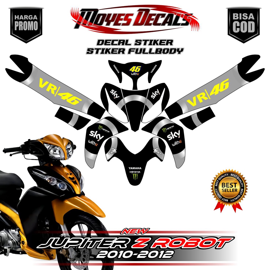 Jual Decal Jupiter Z Robot Stiker Jupiter Z Robot Full Body KIt Custome ...