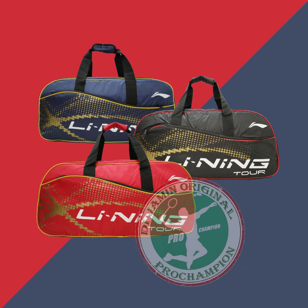 Jual Lining Abdq 274 6In1 Tas Raket Badminton Original | Shopee Indonesia