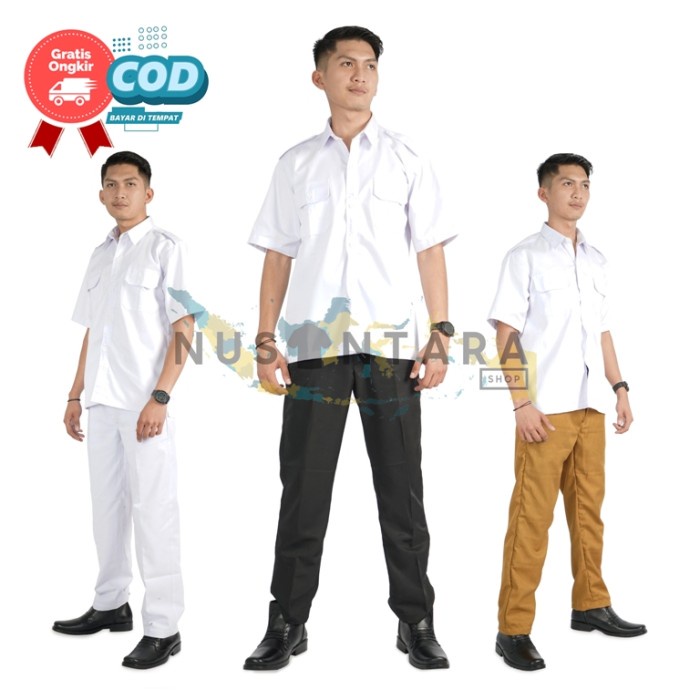 Jual Setelan Seragam Dinas Pns paskibra Seragam Kerja Seragam Kemeja ...
