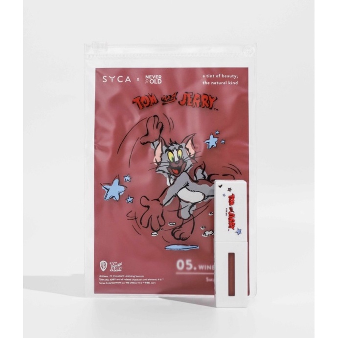 Jual NEW SYCA x Tom and Jerry Wine Berry Lip Tint Limited Edition ...