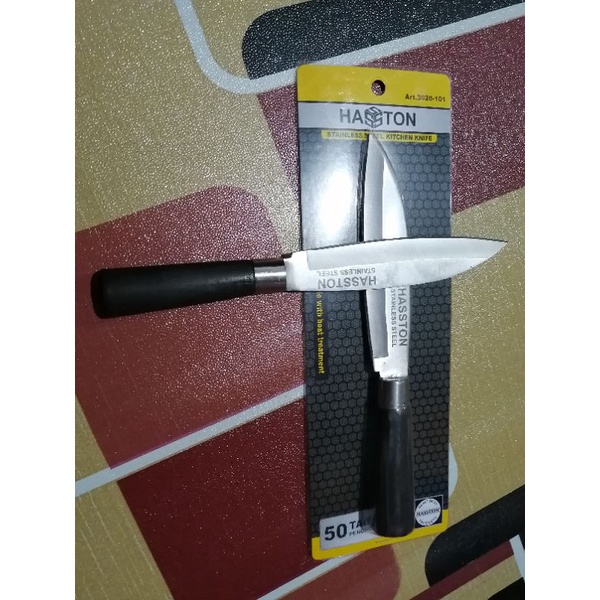 Jual pisau dapur tajam merek hasston 22 cm | Shopee Indonesia