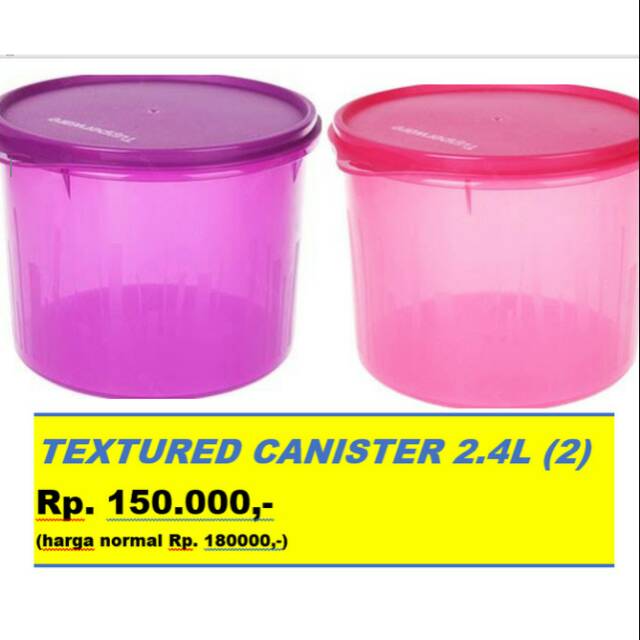 Jual texture canister 2.4liter | Shopee Indonesia