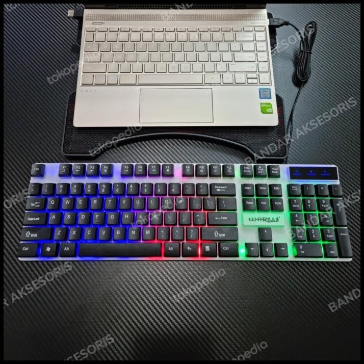 Jual Gaming Keyboard Warwolf K1 - Ice Saber Wolf Semi Mechanical ...