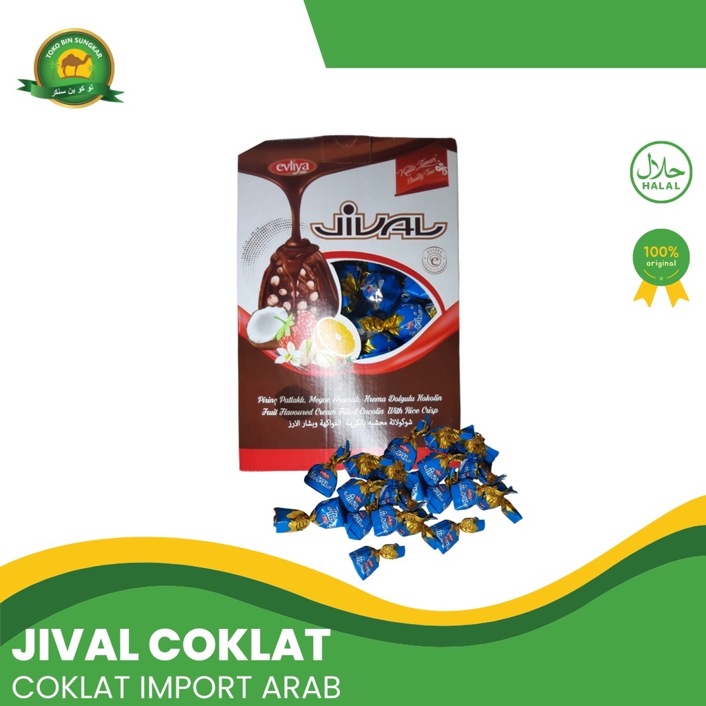 Jual New Coklat Evliya Jival Cokelat TURKI JIVAL coklat oleh-oleh Haji ...