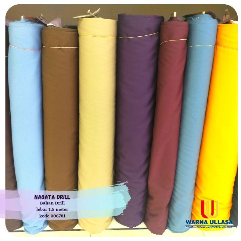 Jual Paling Bagus|SQ26|Bahan Kain Nagata Drill, Bahan Seragam Satpam ...