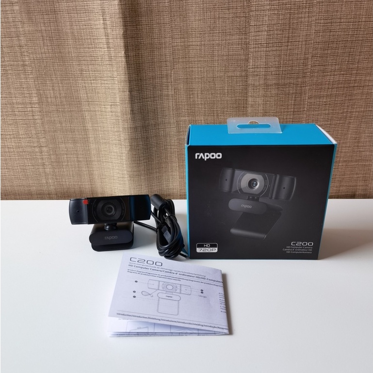 Jual Rapoo Webcam Computer Camera HD 720p with Microphone Rotation ...