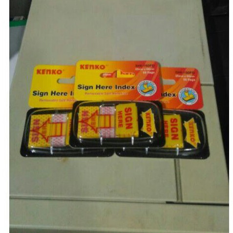 Jual SIGN HERE INDEX MEREK KENKO | Shopee Indonesia