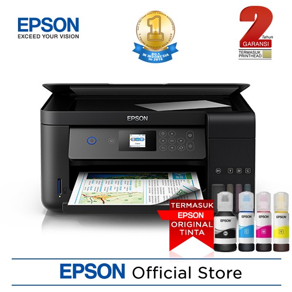 Jual Printer Epson L4160 L 4160 L-4160 A4-Scan-Copy-Wifi-Duplex ...