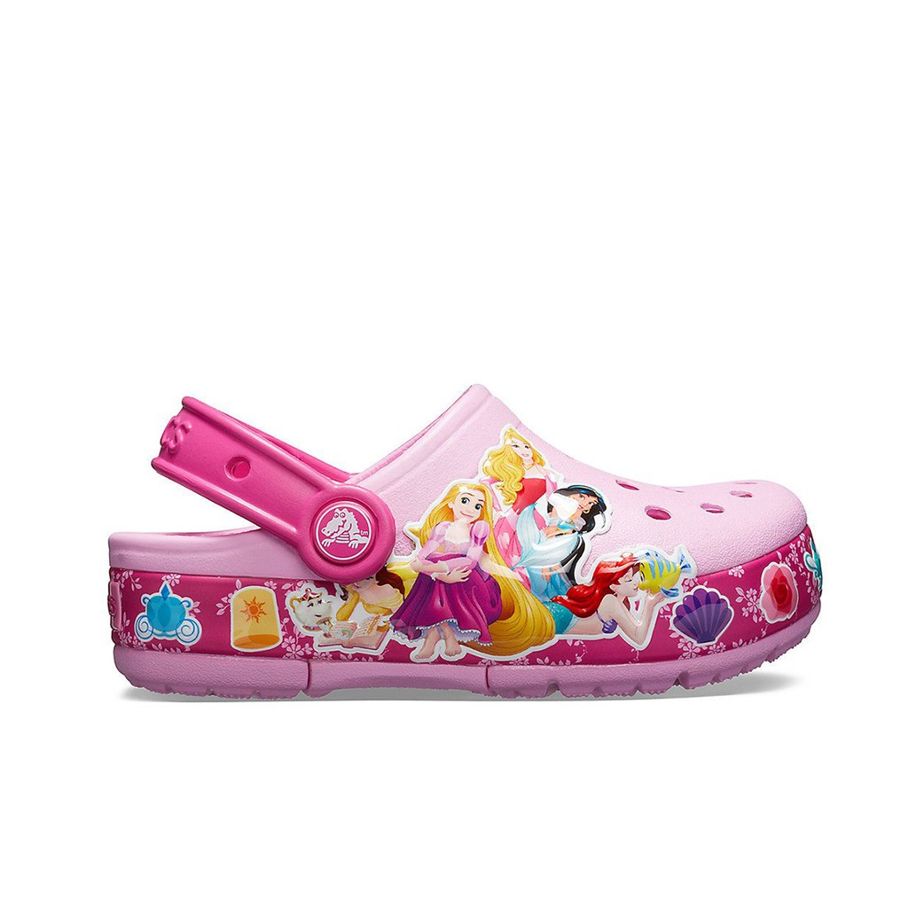 Jual Crocs Fun Lab Princess Band Clog Original Sandal Anak Cewek ...