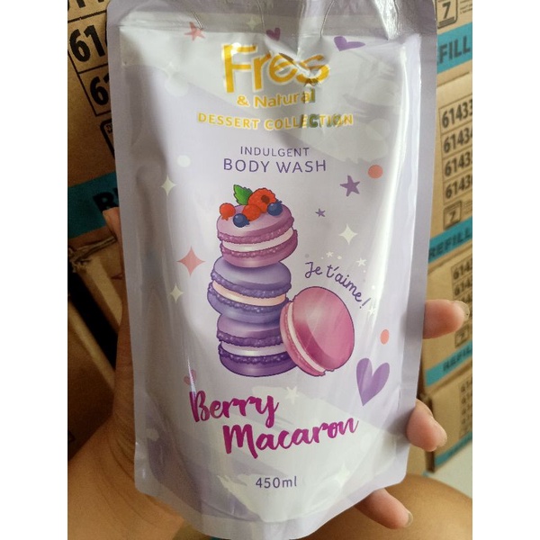 Jual Fres&Natural Sabun Mandi 450ml / Sabun Mandi Cair 450ml / Fres ...