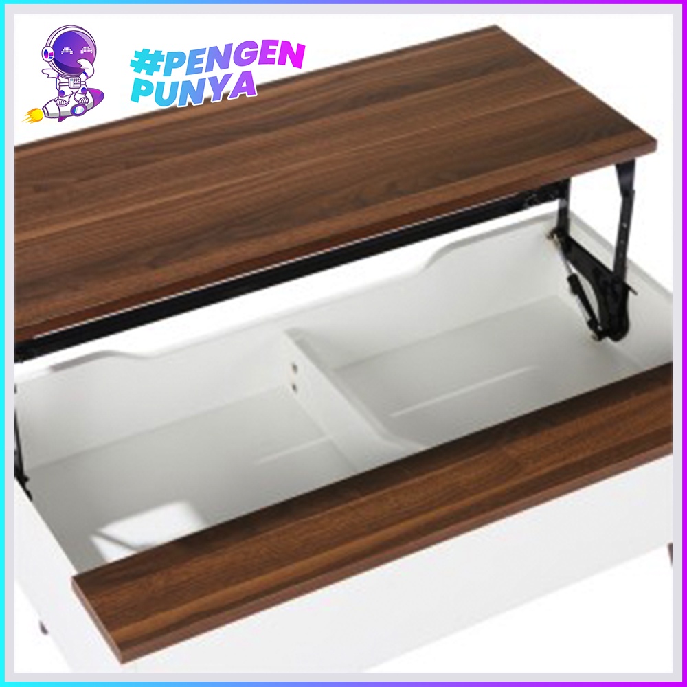 Jual Meja Tamu Aesthetic 1 Tingkat / Meja Multifungsi / Coffe Table ...