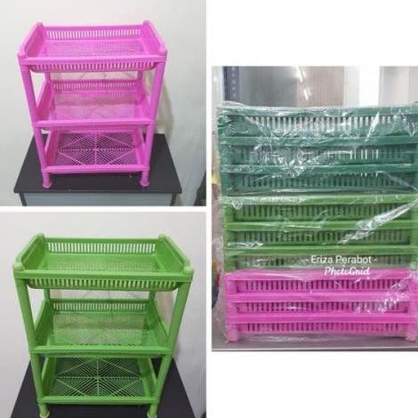 Jual Rack Mutifungsi 3 Tingkat Rak Serbaguna 3 Susun Serbaguna Sedia 2 ...
