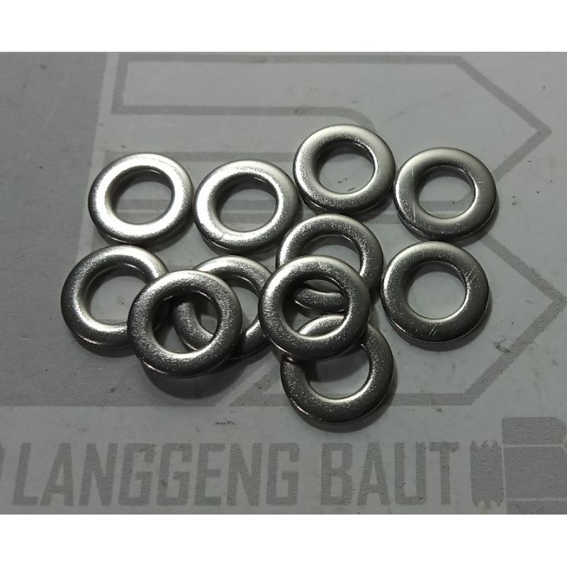 Jual Ring Plat M6 / 6MM Stainless Steel 304 Tebal | Shopee Indonesia