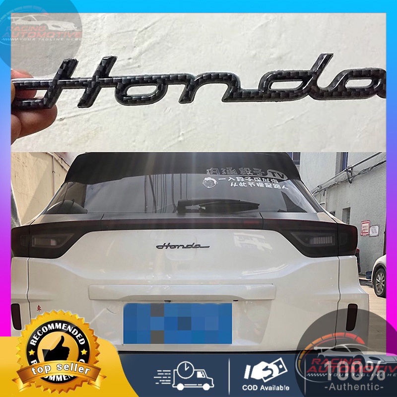 Jual Emblem Honda Latin/Emblem Tulisan Honda/Emblem Honda Klasik ...