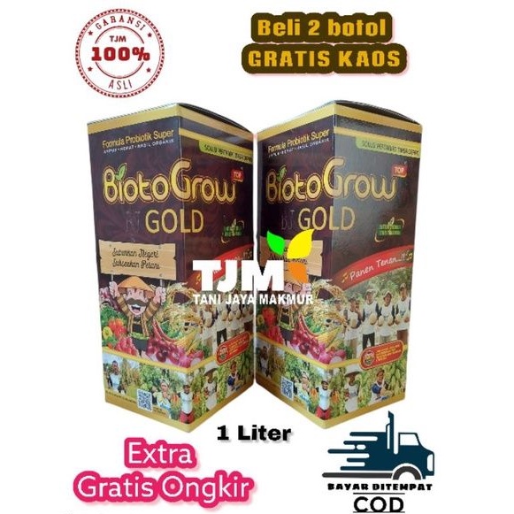 Jual Biotogrow gold 1 liter/pupuk organik cair/biotogrow 1liter ...