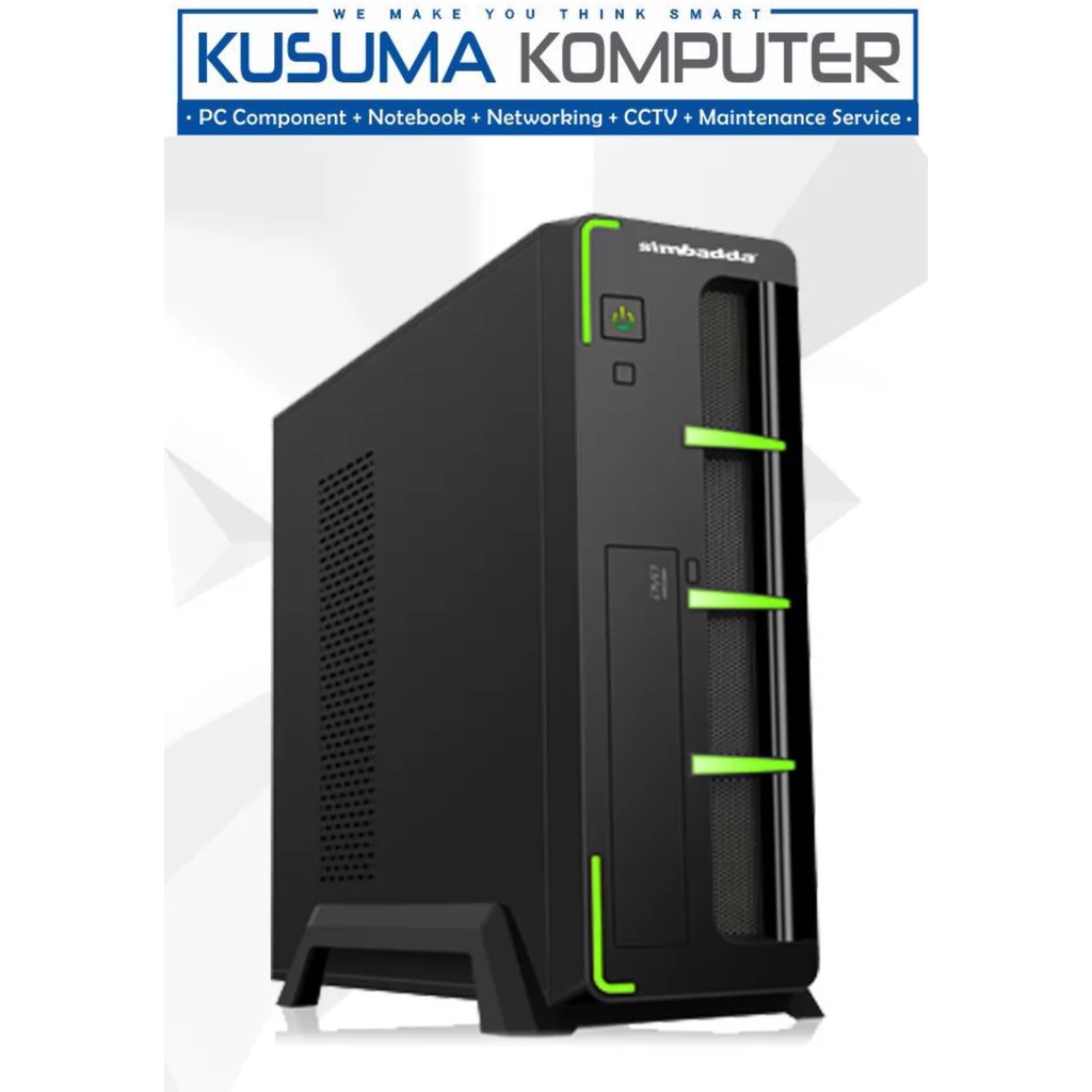Jual Casing PC Simbadda SIM CX 160 Slim Micro ATX + PSU 380W | Shopee Indonesia