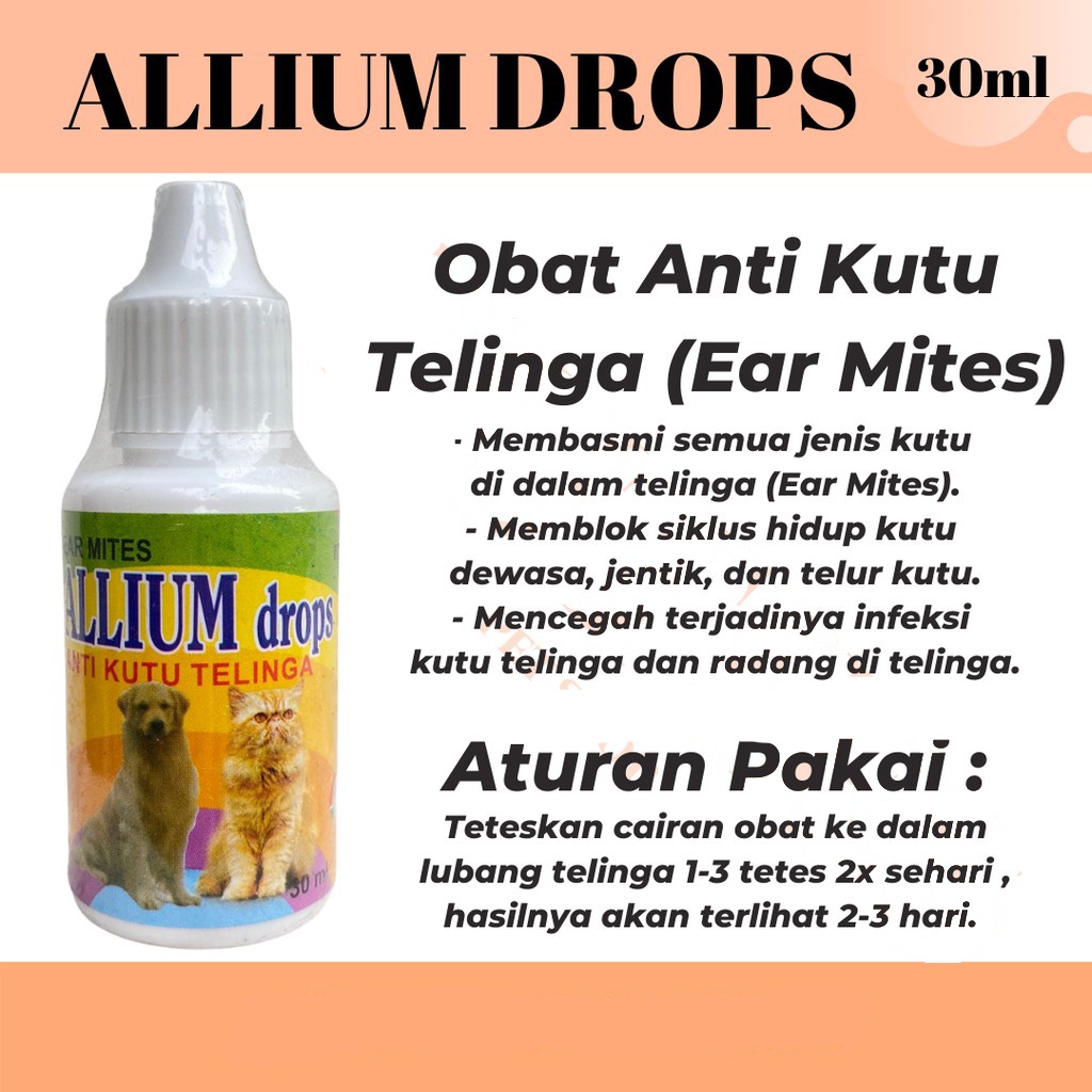 Jual Obat Kucing Obat Tetes Telinga Kuping Kucing Anjing Iritasi Kutu ...