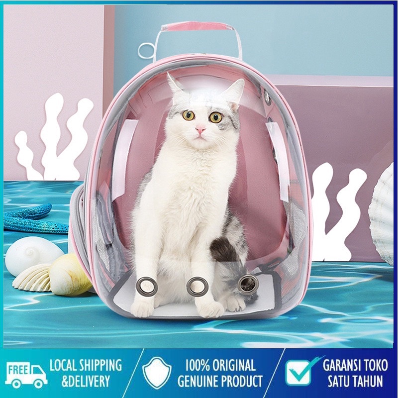 Jual Tas Astronot Kucing Anjing | Tas Transparan | Pet Cargo Tas Kucing ...