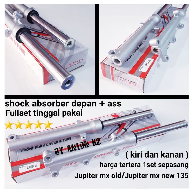 Jual SHOCK DEPAN/ASS SHOCK TABUNG DEPAN STANDAR ORI MOTOR JUPITER MX ...
