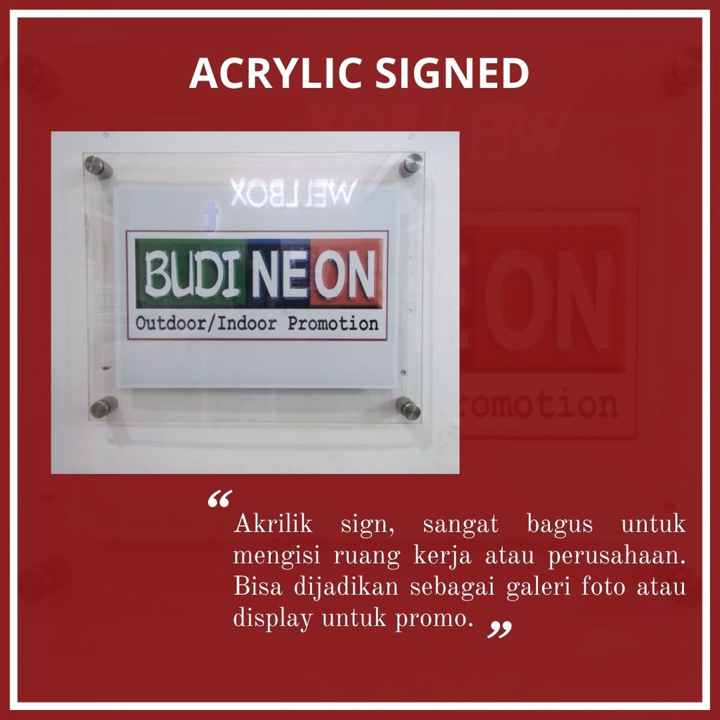 Jual Akrilik Sign Holder Acrylic 30 x 40 cm | Shopee Indonesia
