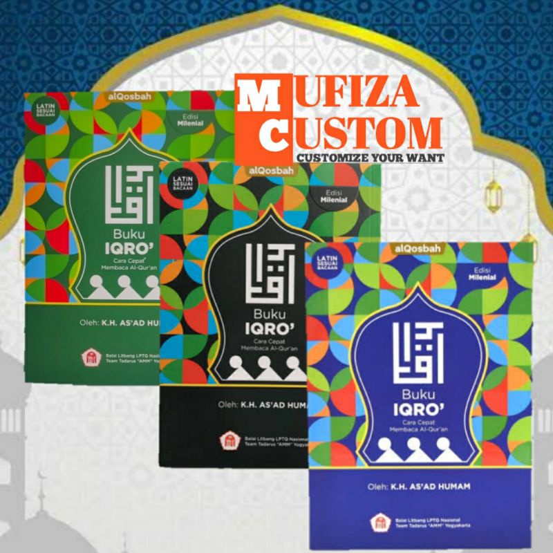 Jual IQRO LATIN EDISI MILENIAL AL QOSBAH/iqro milenial/buku iqro/iqro ... Jual IQRO LATIN EDISI MILENIAL AL QOSBAH/iqro milenial/buku iqro/iqro ...