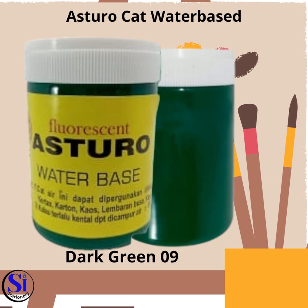 Jual Cat ASTURO Water Based 100ml / Cat Air ASTURO 100ml | Shopee Indonesia
