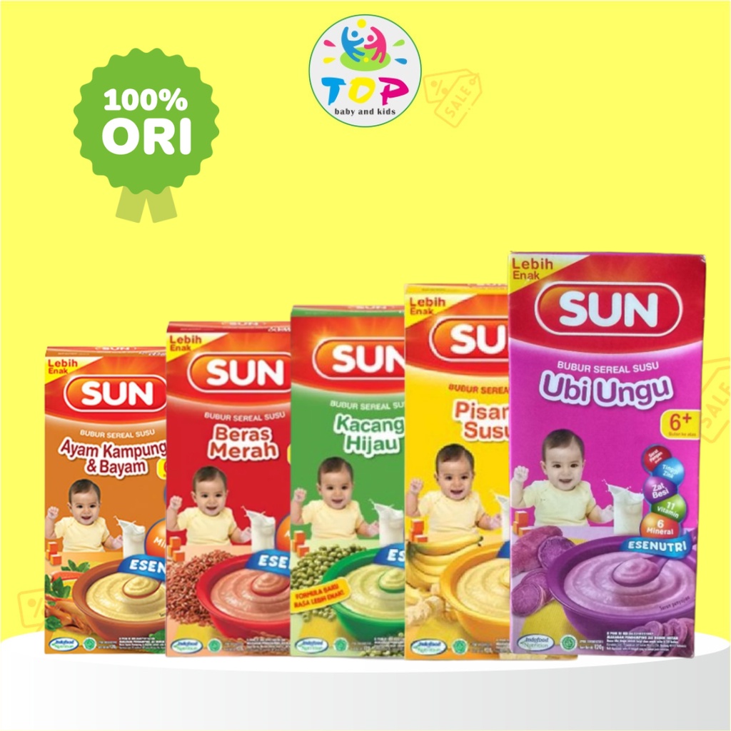 Jual ~TOP~ SUN BUBUR 6+ BOX 120GR (PILIH VARIAN DI VARIASI) | Shopee ...