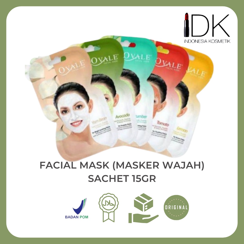 Jual Ovale Facial Mask (Masker Wajah) Sachet 15g | Shopee Indonesia
