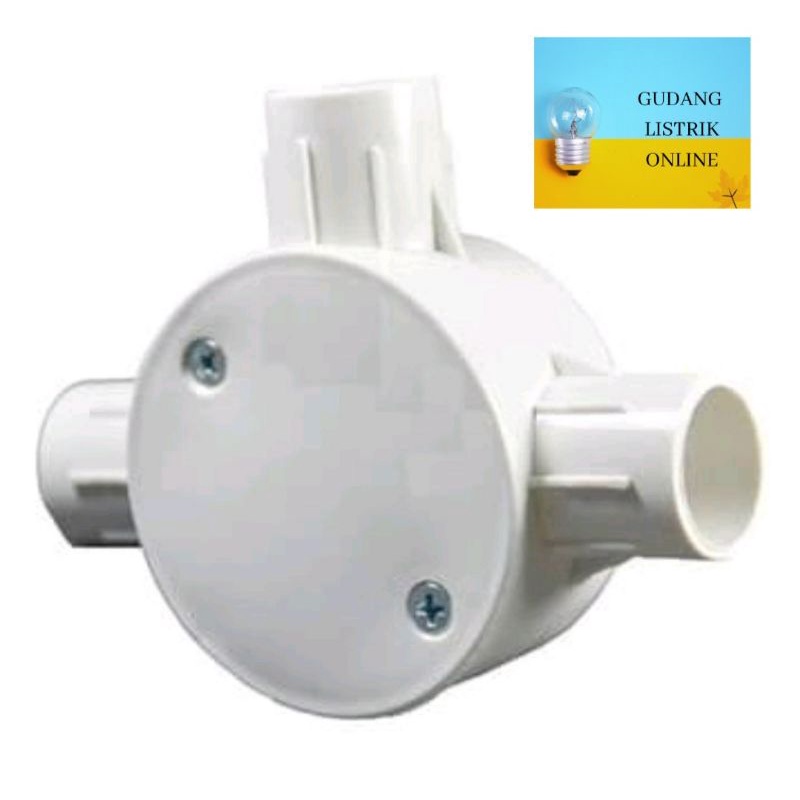 Jual T DOS DUS T-DOS T-DUS HI 20 MM PUTIH WHITE CABANG 3 (HARGA GROSIR ...