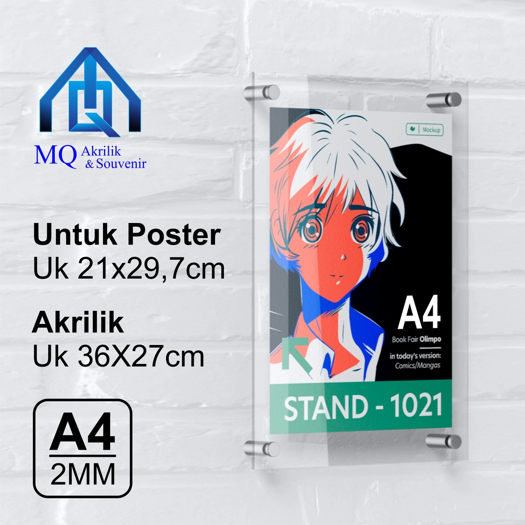 Jual Frame Akrilik Poster Dinding | Pigura Akrilik Dinding | Frame ...