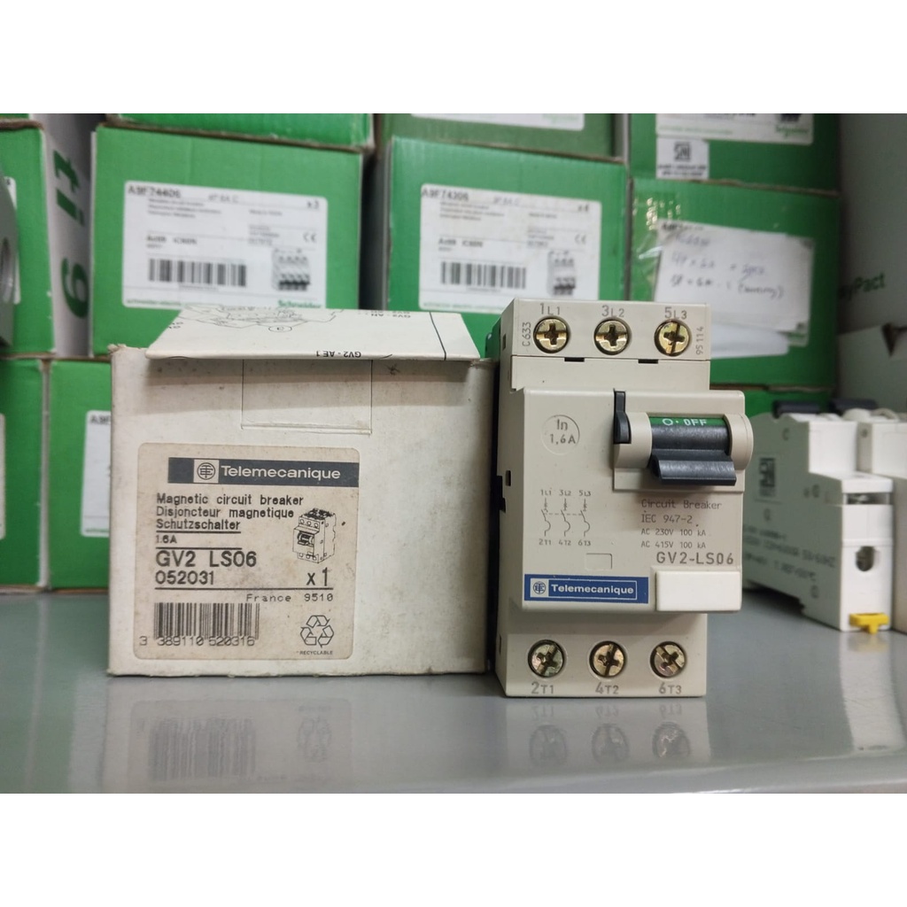 Jual MCB GV2 LS06 GV2LS06 / GV2L06 Type lama TELEMECANIQUE SCHNEIDER ...