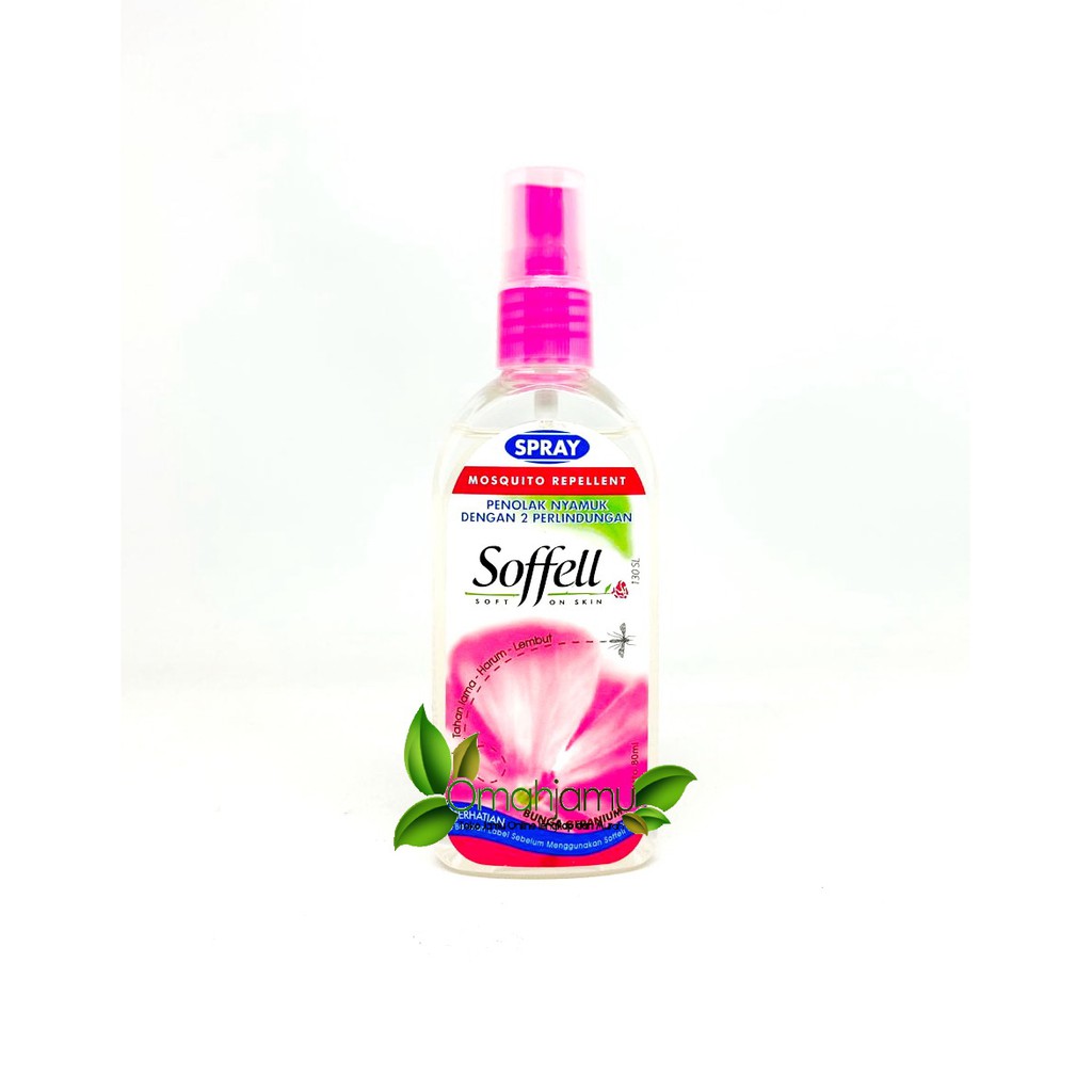 Jual SOFFELL SPRAY GERANIUM 80 Ml. MOSQUITO REPELLENT | Shopee Indonesia