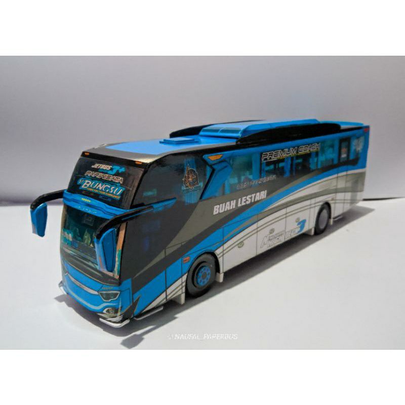 Jual papercraft pola bus bebas pilih nama bus | Shopee Indonesia