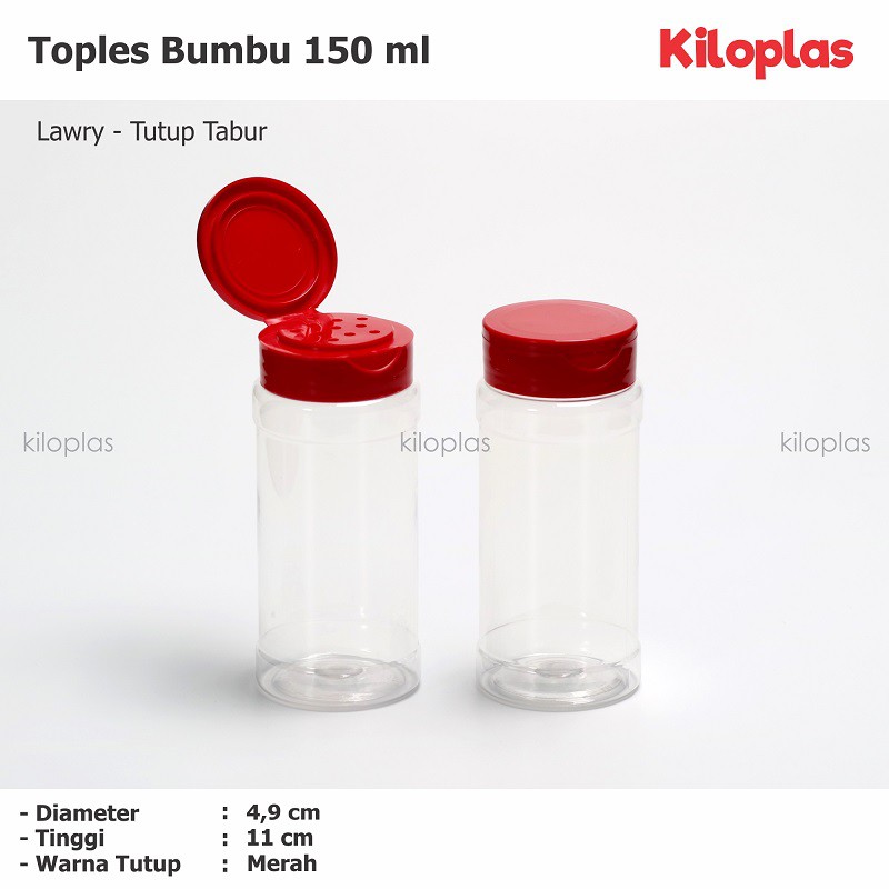 Jual Botol Bumbu Tabur / Toples Bumbu Tabur / Botol Lada / Botol Lawry ...