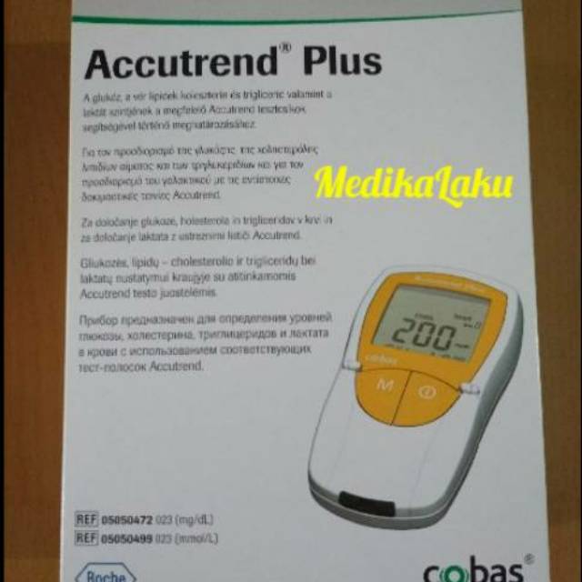 Jual Accutrend Plus GCT Meter / Alat Accutrend Glucose Cholesterol ...