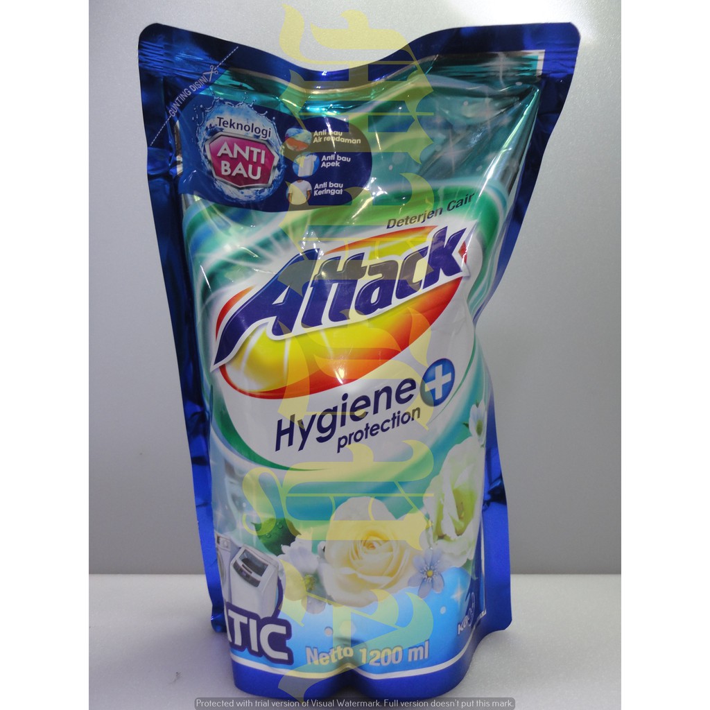 Jual Attack Hygiene liquid detergent refill 1200ml | Shopee Indonesia