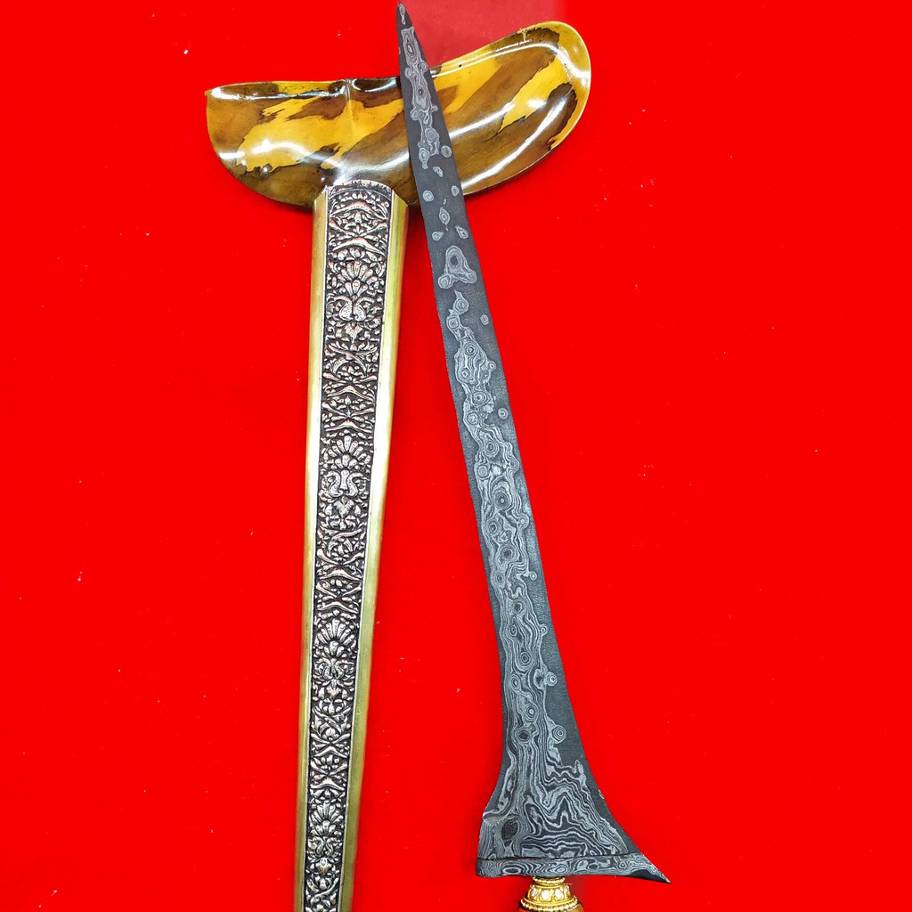 Jual Keris Pamor Udan Mas Asli Warangka Gayaman Jogjakarta Kayu Timoho ...