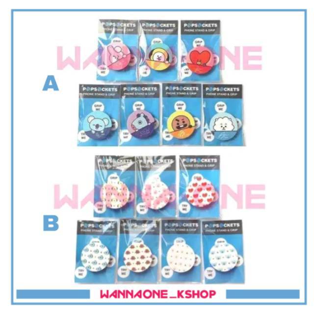 Jual Popsocket BT21 BTS bangtan boys kpop chimmy cooky tata rj koya ...