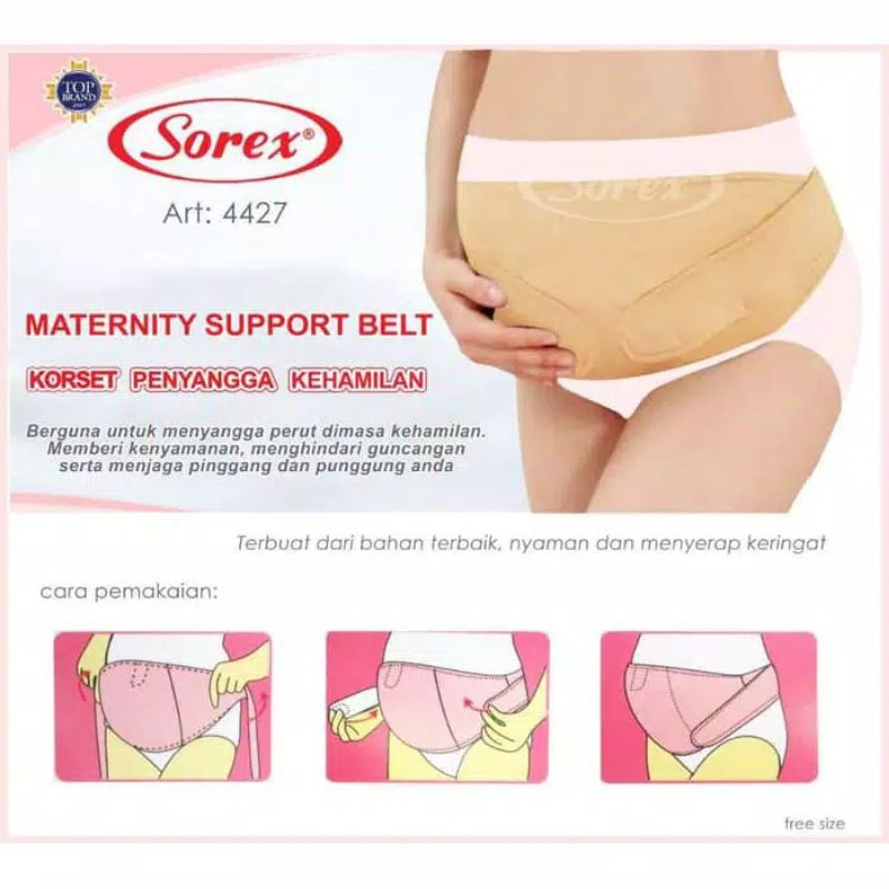 Jual KORSET PENYANGGA PERUT IBU HAMIL SOREX 4427 4430 SOREX MATERNITY SUPPORT BELT KORSET ...