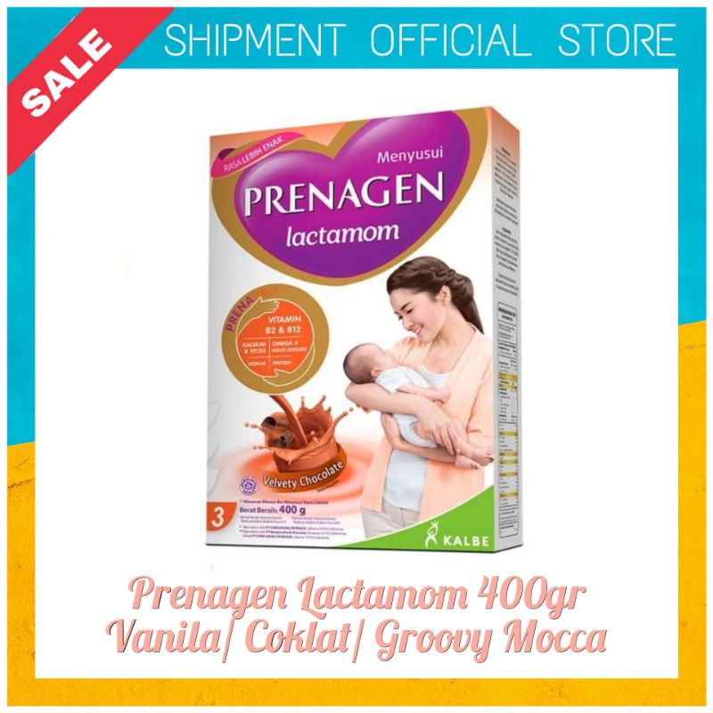 Jual PRENAGEN LACTAMOM 400 gram VANILLA MOCCA COKLAT KALBE | Shopee ...