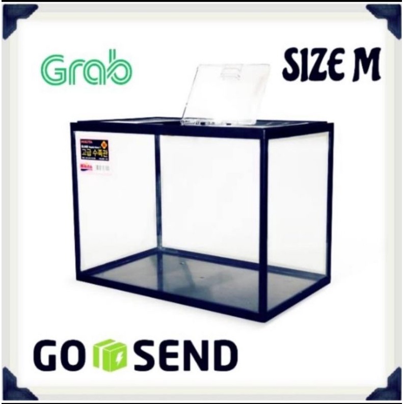 Jual aquarium akrilik nikita triset size M (36 cm) | Shopee Indonesia
