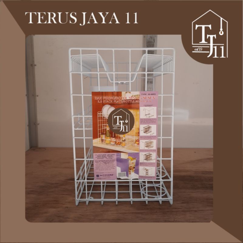 Jual Rak Piring dan Gelas 3 susun merk MODELINE B-40 ED | Shopee Indonesia