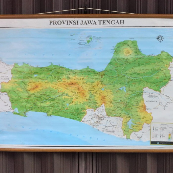 Jual Peta jateng (peta dinding) | Shopee Indonesia