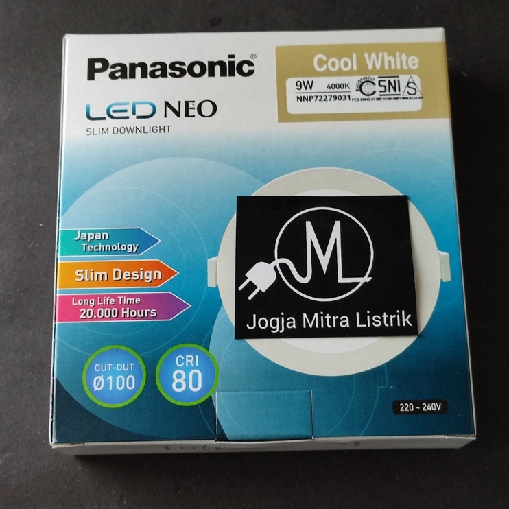 Jual LAMPU DOWNLIGHT LED PANEL PANASONIC IB NEO SLIM 9 WATT | Shopee ...