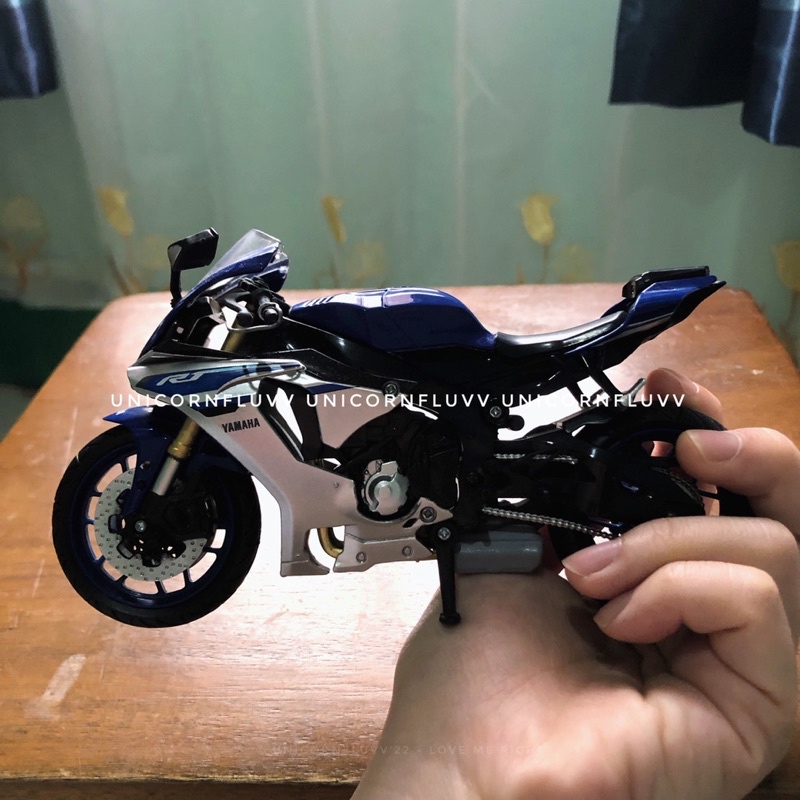 Jual Diecast 1:12 Newray Yamaha Yzf R1 Blue Gp | Shopee Indonesia