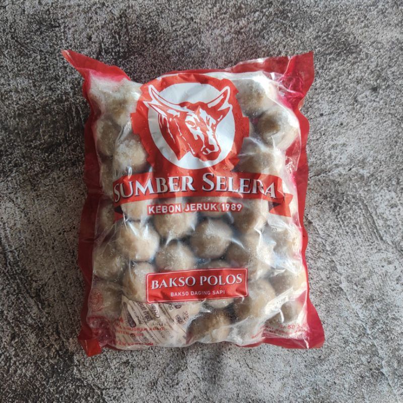 Jual BAKSO SAPI SUMBER SELERA POLOS 50S | Shopee Indonesia