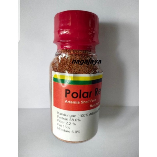 Jual Polar red polared artemia instan shell 50 gr pakan burayak bayi ...